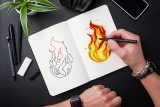 How to Draw a Flame - A Fiery Flame Drawing Tutorial for All Artists