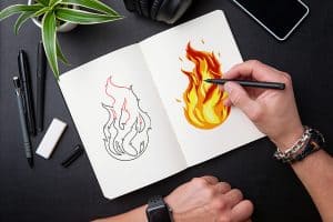 How to Draw a Flame - A Fiery Flame Drawing Tutorial for All Artists