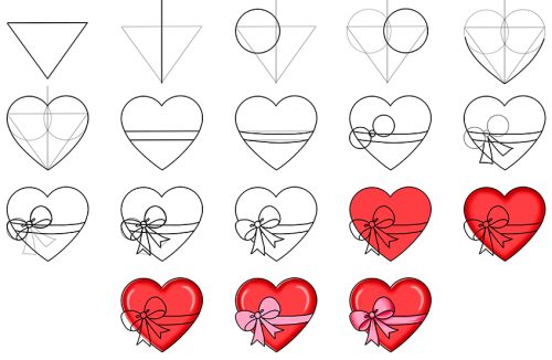 How to Draw a Heart - A Step-by-Step Guide on Drawing Hearts