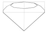 How to Draw a Diamond - Easy 3D Gemstone Drawing Tutorial