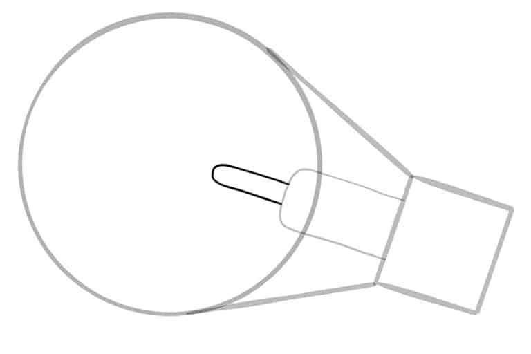 How to Draw a Light Bulb - Step-by-Step Tutorial