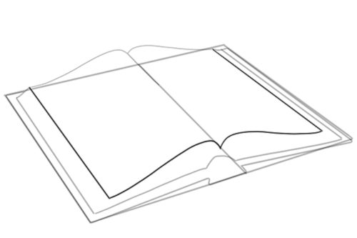How to Draw a Book - Create Your Own Picture of an Open Book