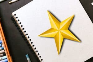 How to Draw a Star - Drawing a Five-Pointed Star With Triangles