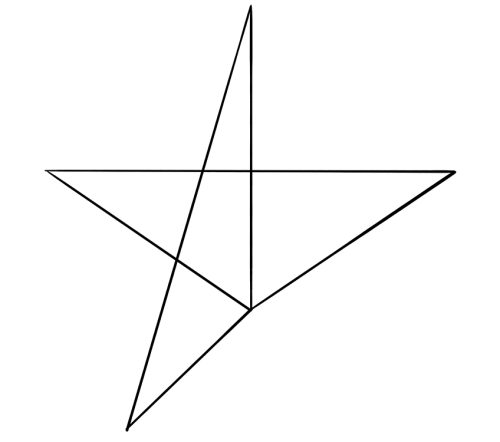 How to Draw a Star - Drawing a Five-Pointed Star With Triangles