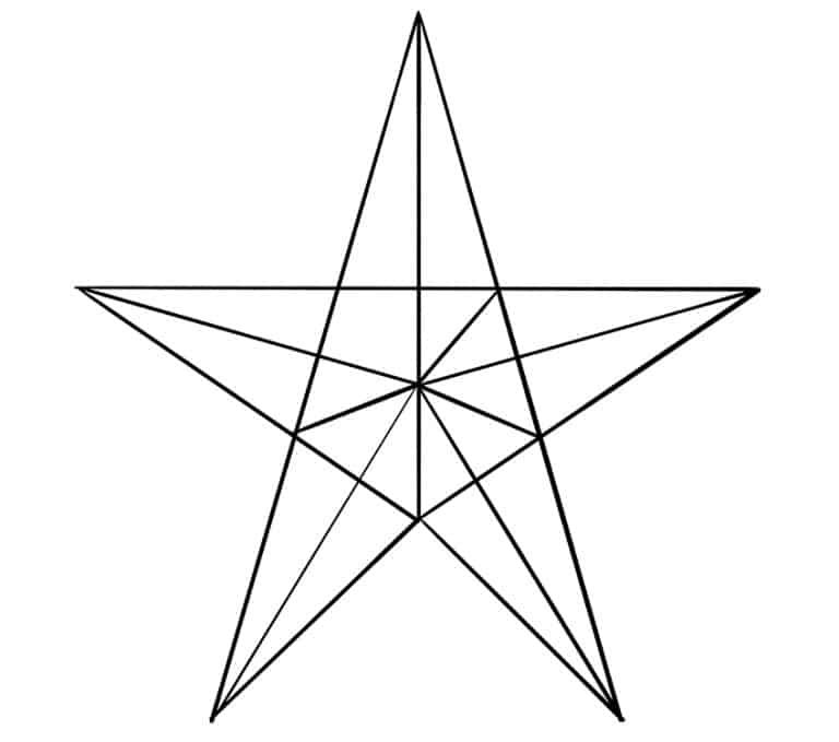 How to Draw a Star - Drawing a Five-Pointed Star With Triangles