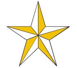 How to Draw a Star - Drawing a Five-Pointed Star With Triangles