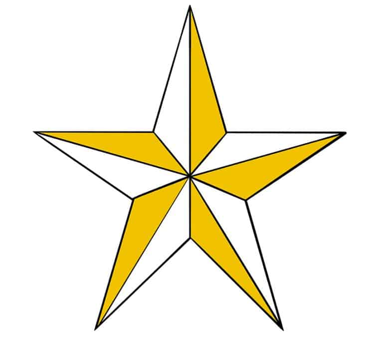 How to Draw a Star - Drawing a Five-Pointed Star With Triangles