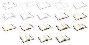 How to Draw a Book - Create Your Own Picture of an Open Book