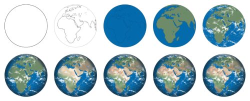 How to Draw the Earth - Make Your Own Home Planet Picture